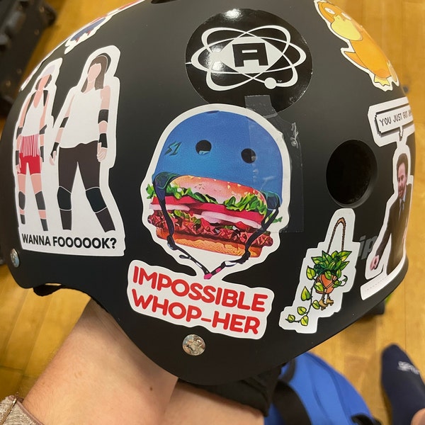 Custom Derby Name Sticker With Personalized Graphic | Helmet Decal ...