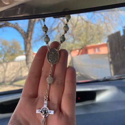 Car Rosary, Custom Catholic Rosary, Auto Rosary, Patron of Travel, St ...