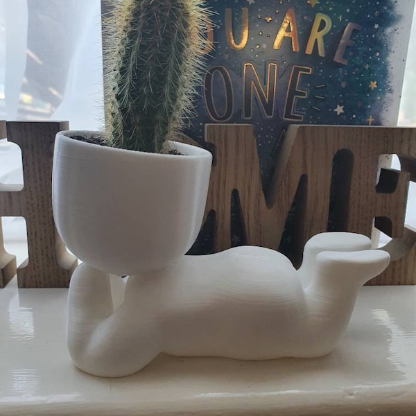 Fat Figure Planter | Planter | Desk Planter | Planter Pot | Gift ...