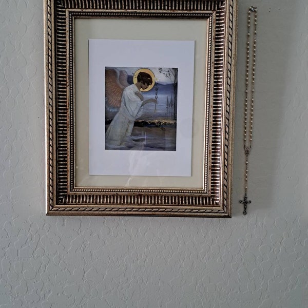 The Annunciation: the Angel Gabriel by Mikhail Nesterov – 3 Sizes ...