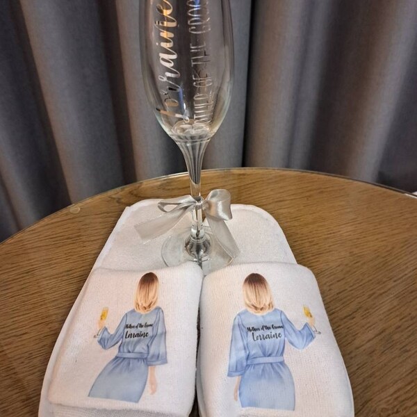Personalised Drink Spa Slippers Prosecco Gin Mojito Whiskey Cocktail ...