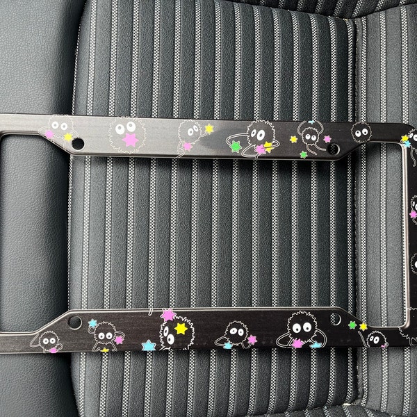 Kiki's Delivery Service Inspired Soot Sprite Cute License Plate Frame ...