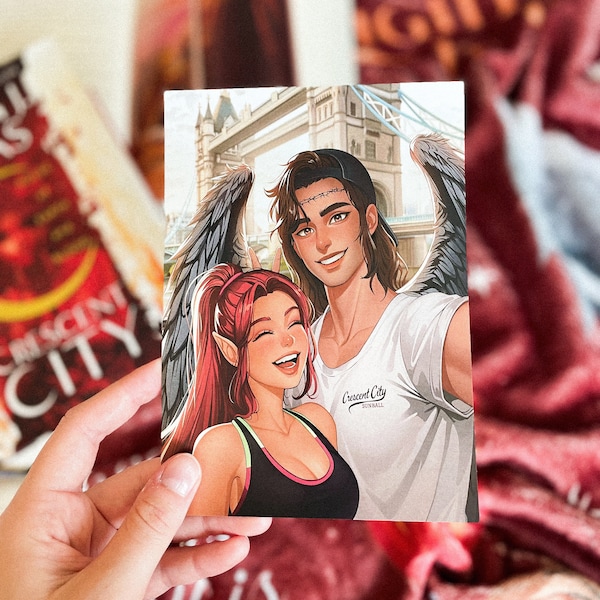 Officially Licensed Feyre X Rhysand 5x7 Print - ACOTAR by Sarah J. Maas - Etsy