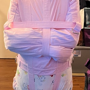 Baby Pink ABDL Straitjacket Straitjacket for a Little / Adult Baby ...