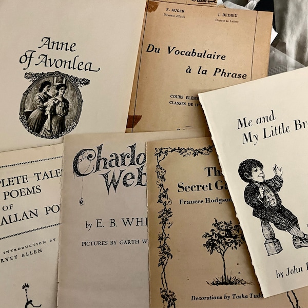 100 Vintage Library Catalog Cards, Random Assortment Authentic Library ...