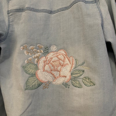 Magnolia Machine Embroidery Design Applique Embroidery Instant Download ...