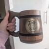 Horde Mug Custom Birthday Gift for Gamer Handmade Wood Stein With ...