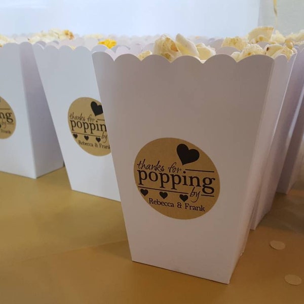 12 X Thanks for Popping by Stickers, Thanks for Popping by Label ...