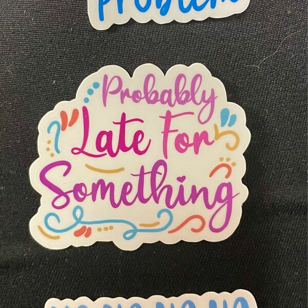 Any 3 Sticker Pack, Sticker Pack, Choose Any 3 Stickers, Custom Sticker ...