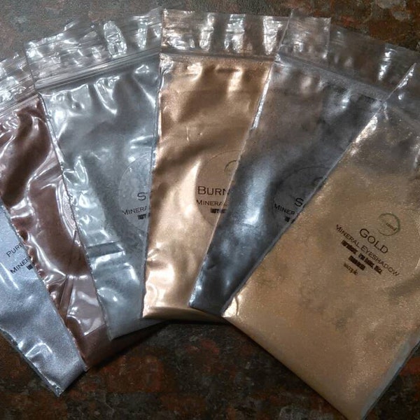 Mineral Eyeshadow Samples Mineral Makeup Vegan and Gluten-free Natural ...