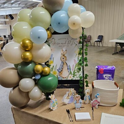 INSTANT DOWNLOAD LARGE Peter Rabbit Decorations Cut Out Stands Peter ...