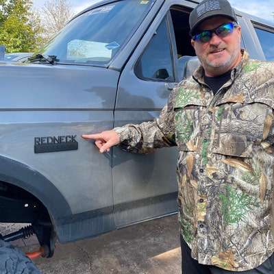 Redneck Edition Emblem 3D Durable ABS Plastic Self-adhesive DIY for ...