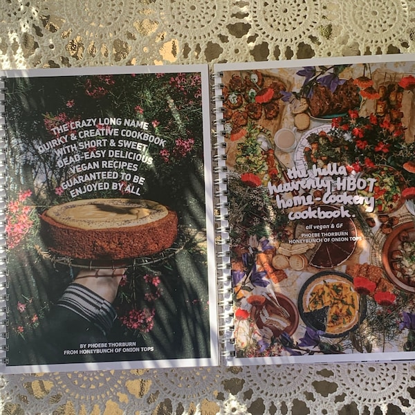 3 Digital Vegan Cookbooks (the HBOT Cookbook + the Hella Heavenly HBOT ...