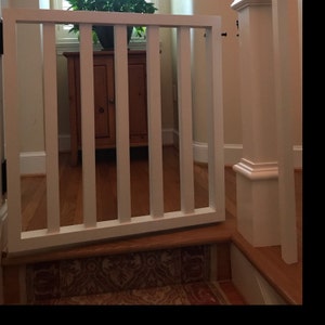 Modern Style Pet or Baby Gate Made to Fit Pet Security Gate Wooden ...