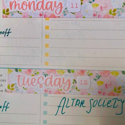 BLANK TRACKER Full Page Cover Planner Stickers Habit Tracker Sticker ...