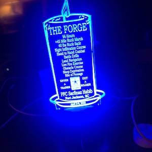 ARMY Forge Medallion LED Acrylic Personalized Light - Etsy
