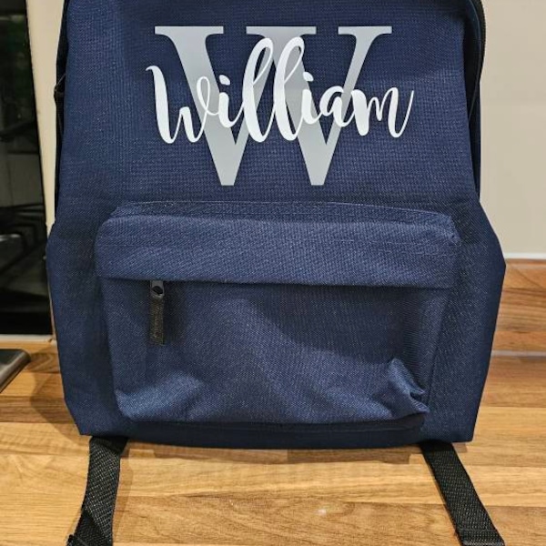 Personalised 9 Litre Backpack Water Bottle Lunch Bag Pencil Case Back ...