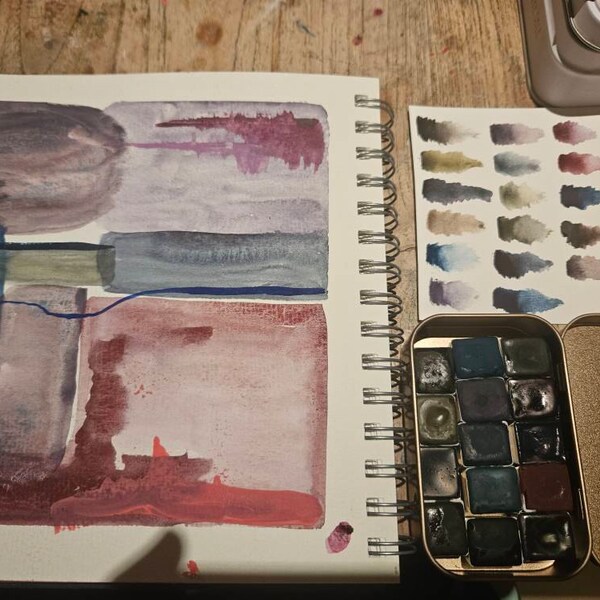 The Galatea Palette- a Set of Enchanted Handcrafted Watercolours - Etsy
