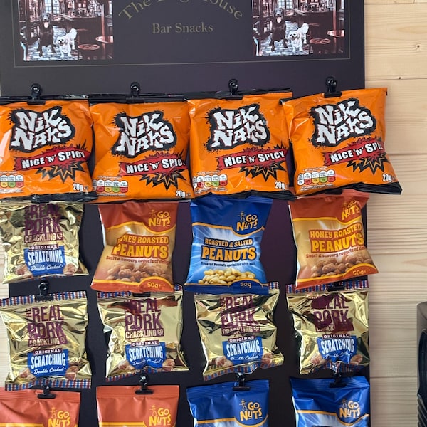 Personalised Bar Snack Board - Etsy
