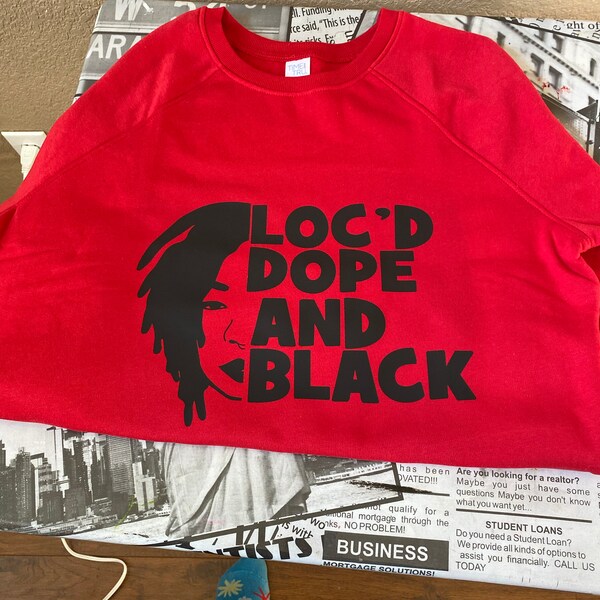 Loc'd Dope and Black Locs Quote SVG PNG JPG Cricut or Silhouette Cut ...