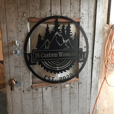 Business Sign, Custom Cut Metal Sign, Custom Logo, - Etsy