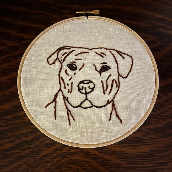 LABRADOR - Dog Hand Embroidery PDF Pattern, Easy Beginner Hoop ...