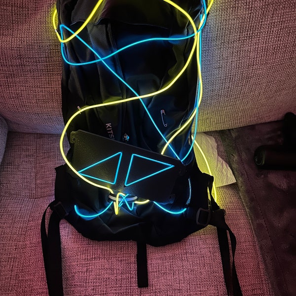 CUSTOM Light Panel for Hydropacks, Backpacks | Portable Rave Festival ...