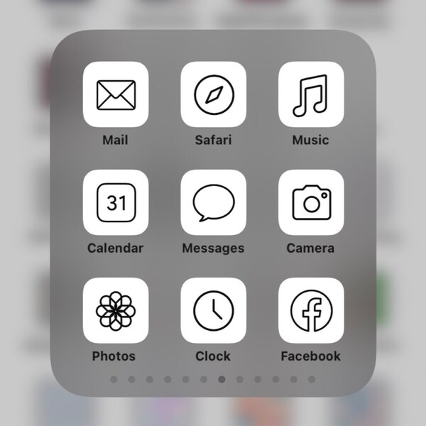 320 White App Icons PREMIUM Icon Pack for Aesthetic Light Ios Home ...