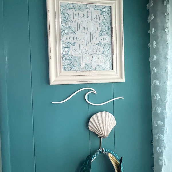 3D Printed Wave Wall Decor | Nautical Art - Etsy