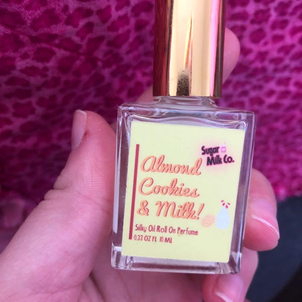 Almond Cookies and Milk Roll on Perfume- Vegan, Oil Perfume - Etsy
