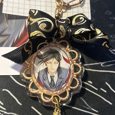 Keychain Vintage Style Anime Undertaker Black Butler - Etsy