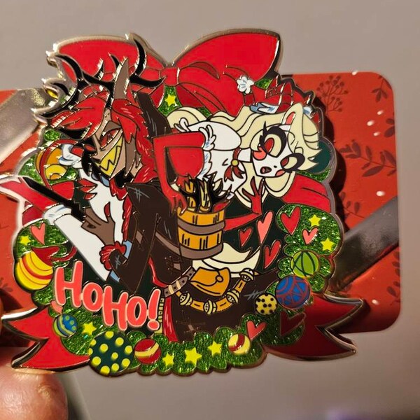 Golden Hour a Hazbin Hotel Radiohusk Enamel Pin - Etsy