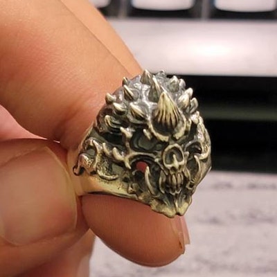 Monster Lower Teeth Ring - Etsy