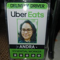 Uber Eats Driver ID Card With Your Picture Custom Picture Badge ...