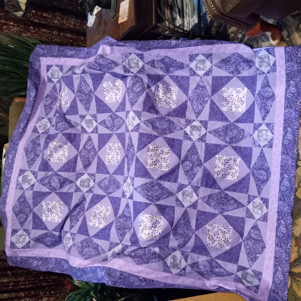 Waverly Quilt Pattern. Storm at Sea Variation. PDF, Northcott, Batiks ...