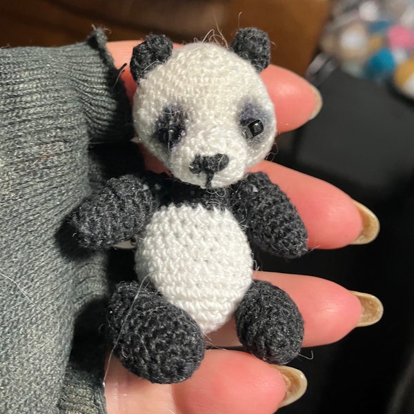 Crochet Pattern PANDA Amigurumi Pattern Create Your Own Miniature Panda ...