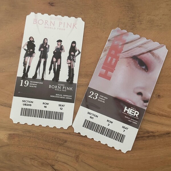 IU World Tour "h.e.r." Custom Physical | Memento | Souvenir | Keepsake ...