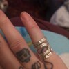 Silver Arthritis DIP or PIP Ring, Finger Splint for Bending Sideways ...