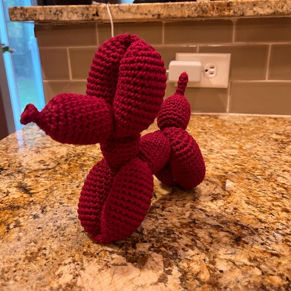 Balloon Animal Dog Crochet PATTERN ONLY Instant DOWNLOAD Puppy ...