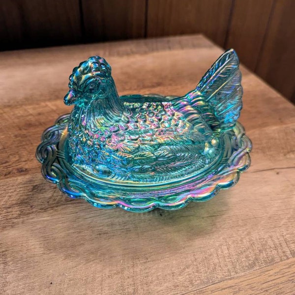 Covered Hen Candy Dish, Your CHOICE of 14 Colors 4" High, 6 5/8" Long ...