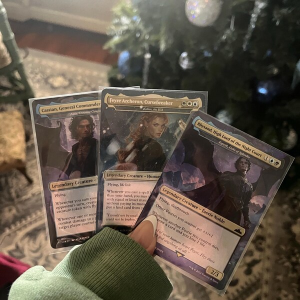 ACOTAR Series MTG Proxy Trading Card - Feyre Archeron, Cursebreaker ...