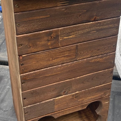 Wood Dog Toy Box / Wooden Dog Toys Storage Bin / Pet Toy Storage ...