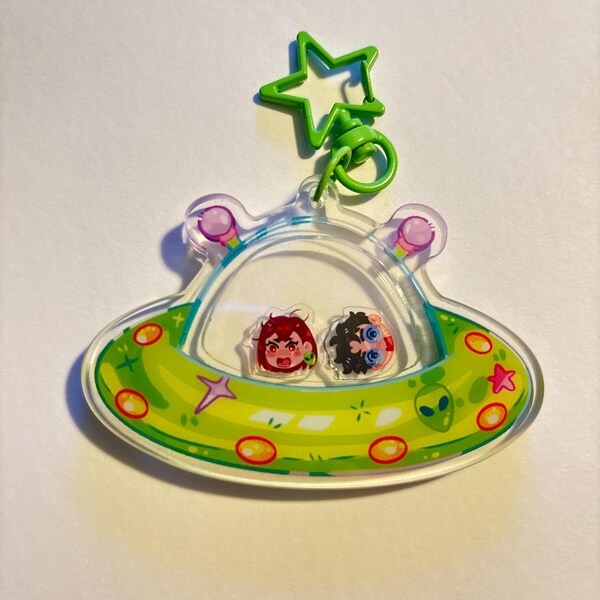 PRE ORDER 3 In. Orchid and Kid Ritz Keychains / TROLLS 3/ Double Sided ...