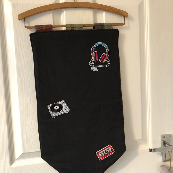 Record Player Iron-on Patch, Vinyl Player Badge, Vintage Decorative ...