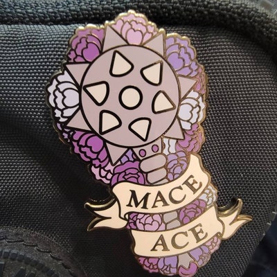 Mace Ace Enamel Pin - Etsy