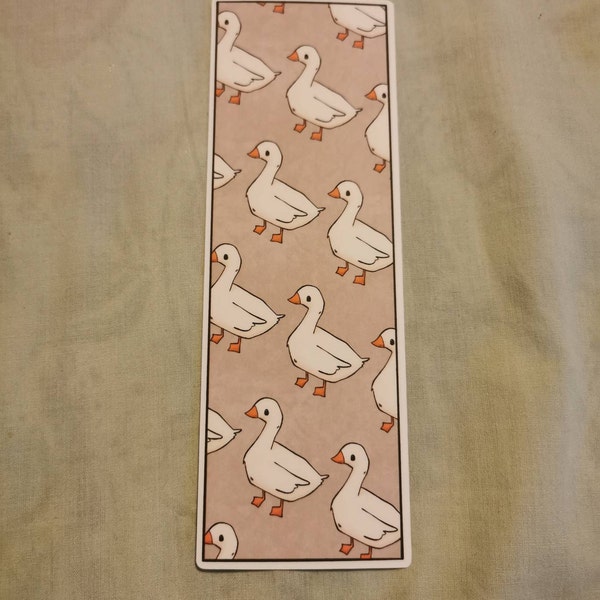 Silly Goose Illustrated Bookmark Set - Etsy
