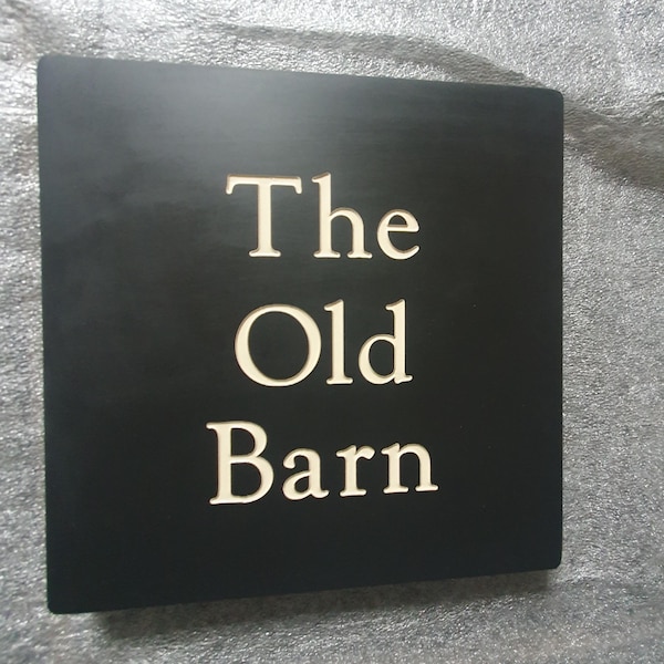Slate House Sign Relief Engraved With Border Various Sizes Supplied ...