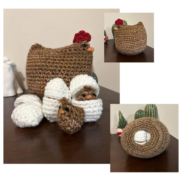 Mama and Mini Mabel Chicken™ CROCHET PATTERN - Instant Download - Etsy