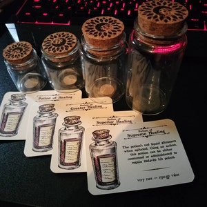 D&D Potion of Healing, Complete Set - Etsy