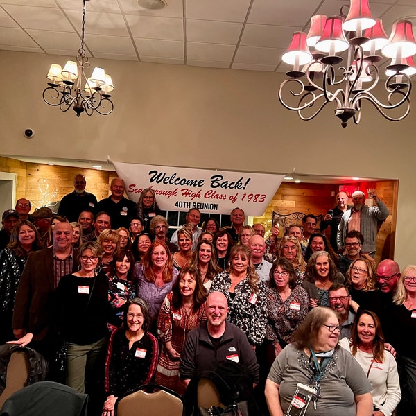 High School Reunion Banner, College Reunion, Class of 2001, Class of ...